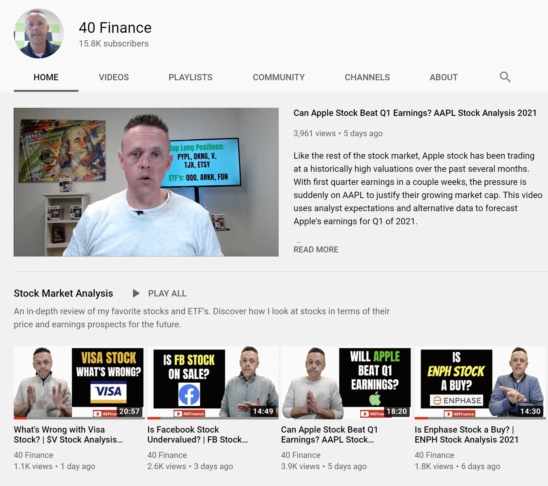 40 Finance: Stock Analysis and Investing with Geoff Beers - 40 Finance