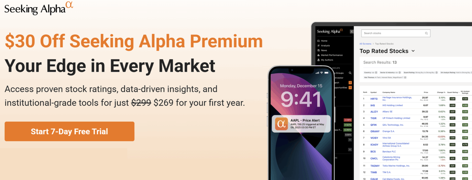 Seeking Alpha Discounts and Promo Codes - 40 Finance Blog