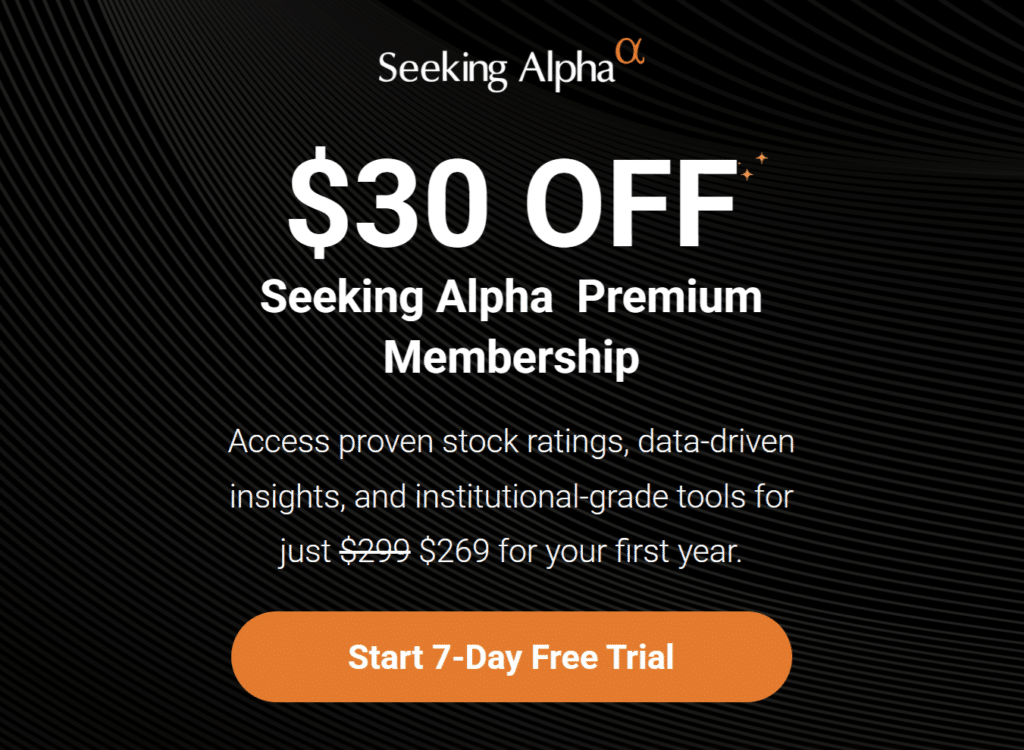 Seeking Alpha Discounts and Promo Codes - 40 Finance Blog